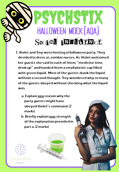 Spooky Half Term Halloween Mock – PsychStix